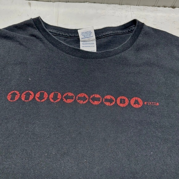 Delta | Shirts | Vintage Y2k Nintendo Cheat Code Contra Code Konami ...